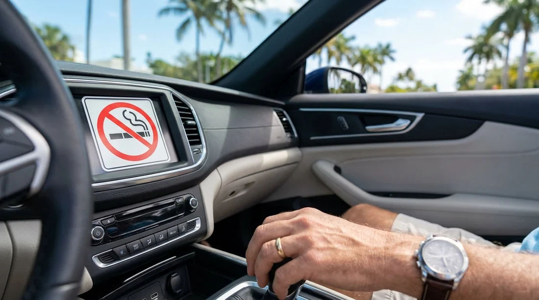 Smoking or vaping in Florida car hire: rules and fees – Hola Car Rentals